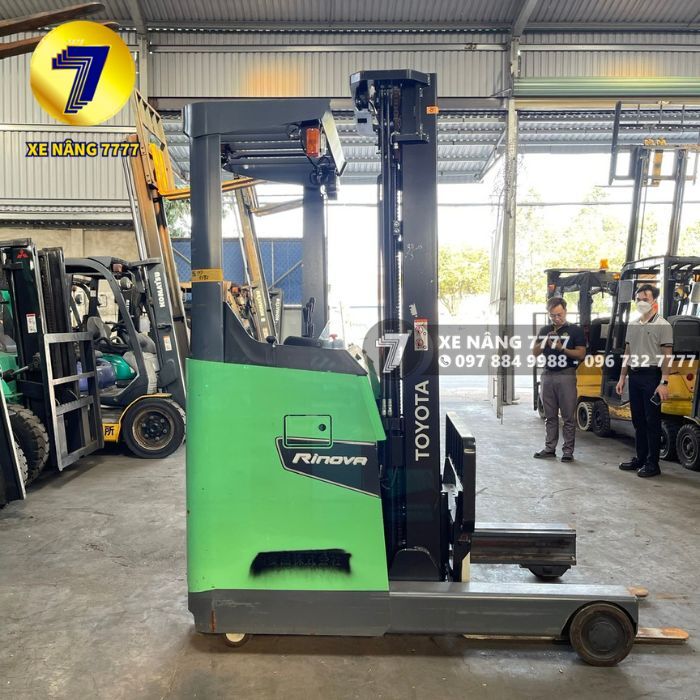 Xe nâng điện đứng lái 1.8 tấn TOYOTA 8FBR18 - Xe Nâng Hàng Nhật 7777