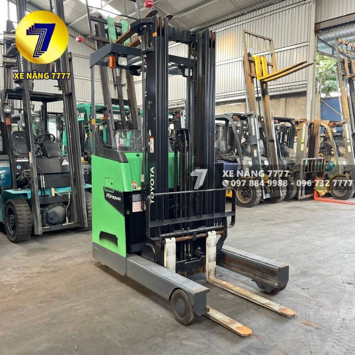 Xe nâng điện đứng lái 1.8 tấn TOYOTA 8FBR18 - Xe Nâng Hàng Nhật 7777