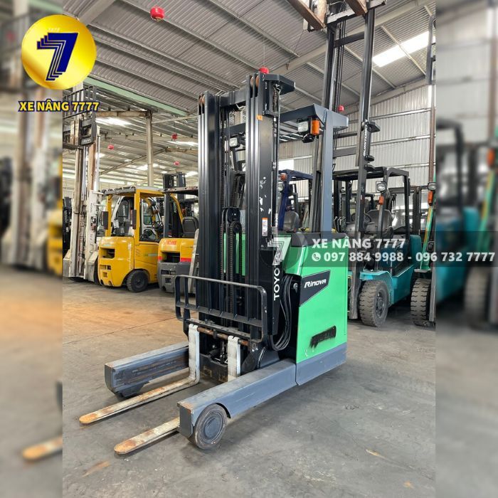 Xe nâng điện đứng lái 1.8 tấn TOYOTA 8FBR18 - Xe Nâng Hàng Nhật 7777