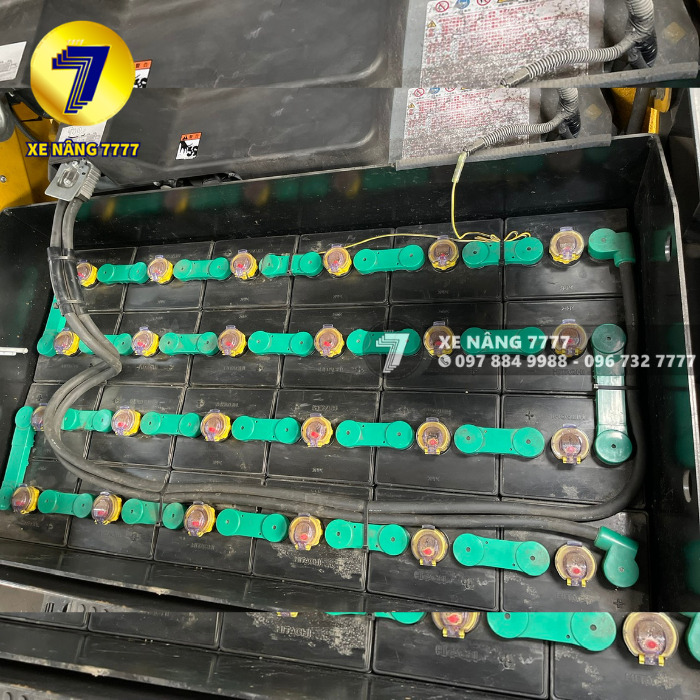 Xe nâng điện ngồi lái 1 tấn KOMATSU FB10-12 - Xe Nâng Hàng Nhật 7777